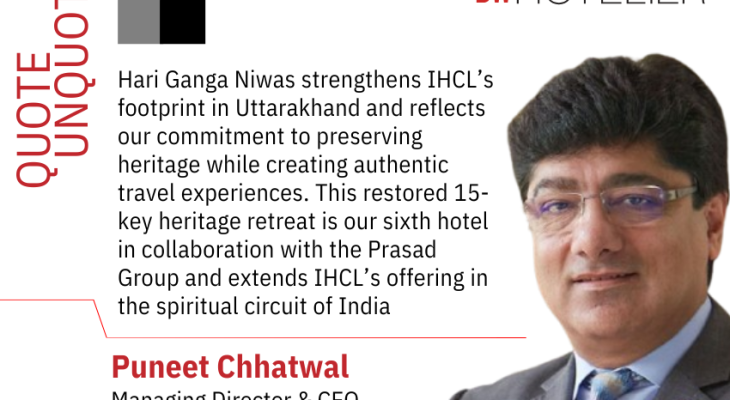 IHCL SeleQtions unveils Hari Ganga Niwas - BW Hotelier